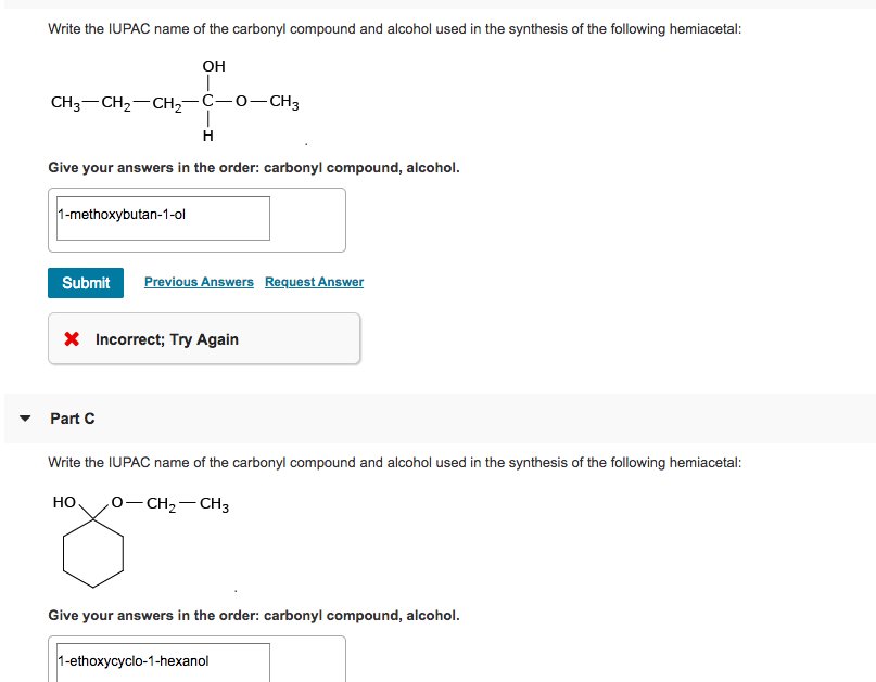 Solved Correct Constants Periodic Table Give the IUPAC and a | Chegg.com