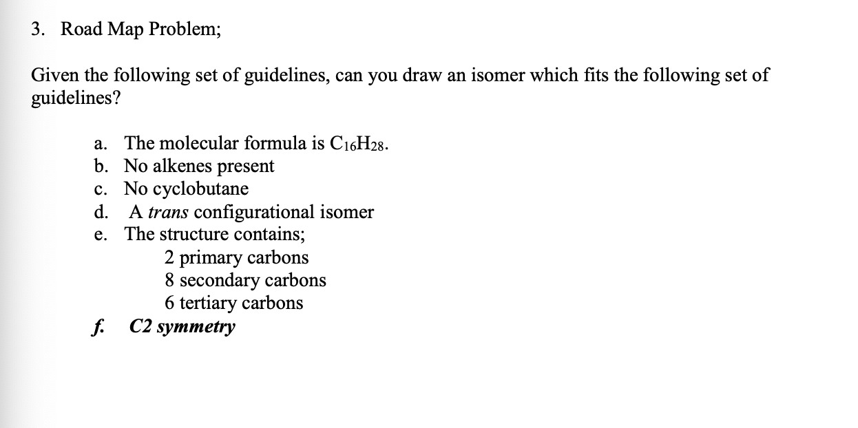 Solved 3. Road Map Problem; Given the following set of | Chegg.com