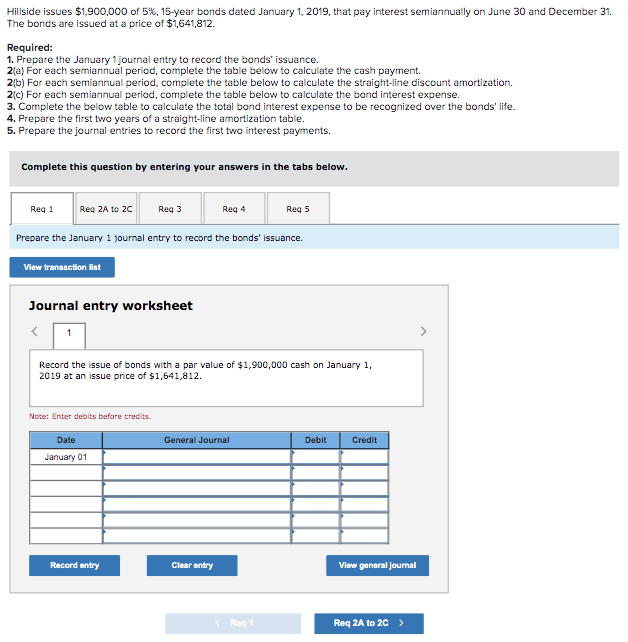 Solved Required: 1. Prepare the January 1 journal entry to | Chegg.com