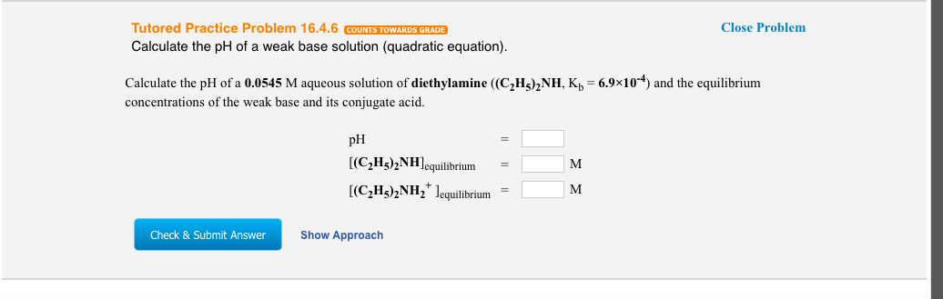 Solved Close Problem Tutored Practice Problem 16.4.6 COUNTS | Chegg.com