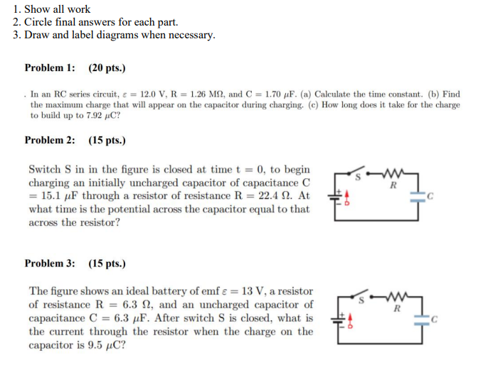 Solved to build up to 7.92\\\\mu C ?\\nProblem 2: (15 | Chegg.com