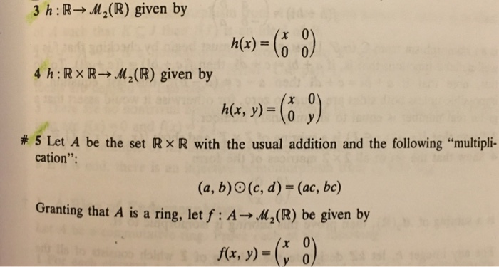 Solved E. Examples of Homomorphisms that each of the | Chegg.com