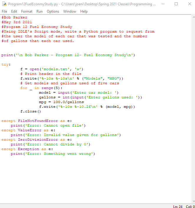 Solved With the above information, I need to do | Chegg.com