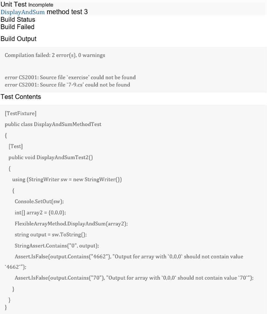 Solved I am having trouble with this C# Programming | Chegg.com