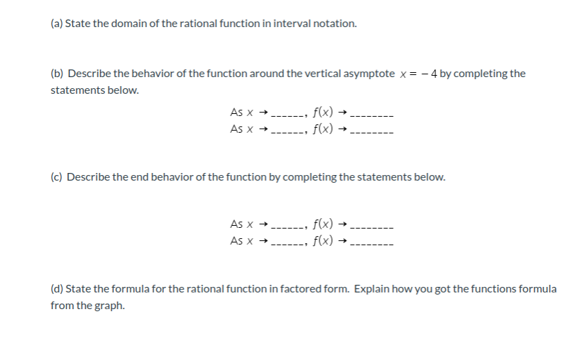 Solved 3. (15pts) Consider the rational function y=f(x) | Chegg.com
