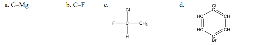 Solved Indicate whether the following molecules are polar or | Chegg.com