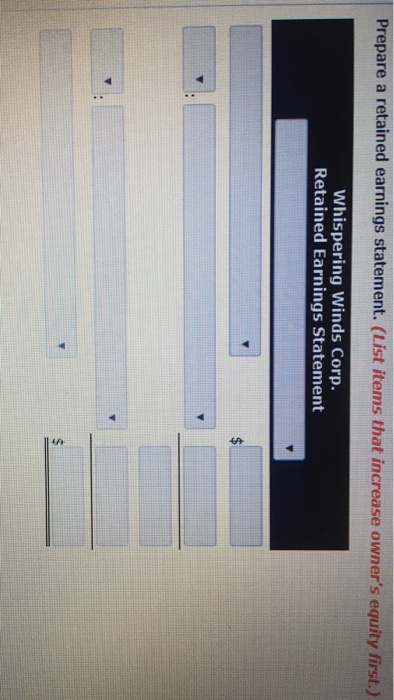 Solved Problem 5-3A (Part Level Submission) The Whispering | Chegg.com