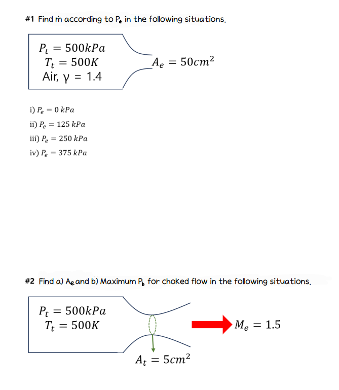 Solved #1 ﻿Find m ﻿according to Pe in ﻿the following | Chegg.com