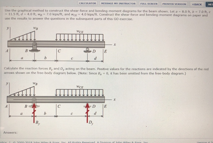 Solved FULL SCREEN PRINTER VERSION BACK CALCULATOR MESSAGE | Chegg.com