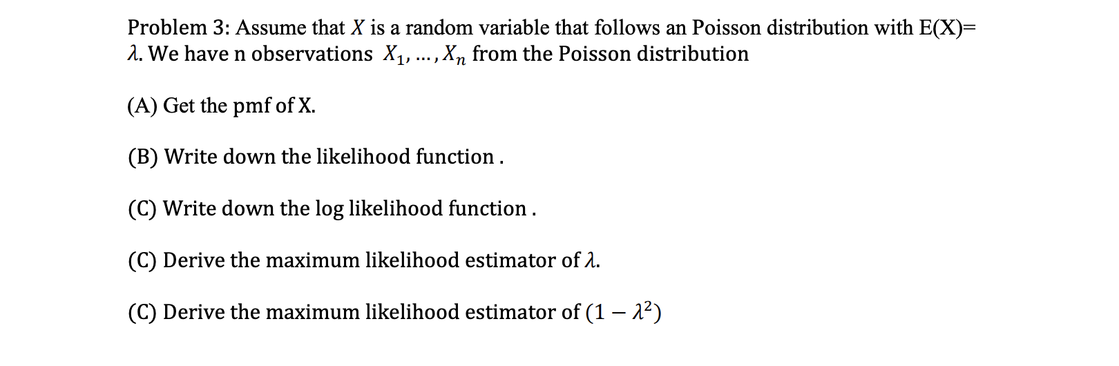 Solved Problem 3: Assume that X is a random variable that | Chegg.com