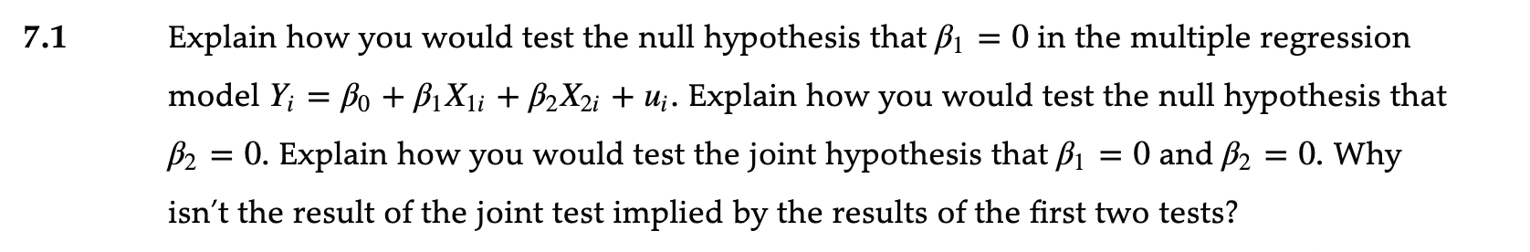 Solved Explain how you would test the null hypothesis that | Chegg.com