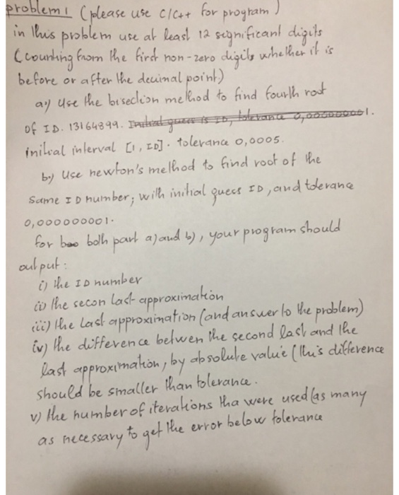 Solved This is maths ( methods of numerical analysis) | Chegg.com