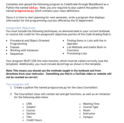 Solved Complete and upload the following program to | Chegg.com