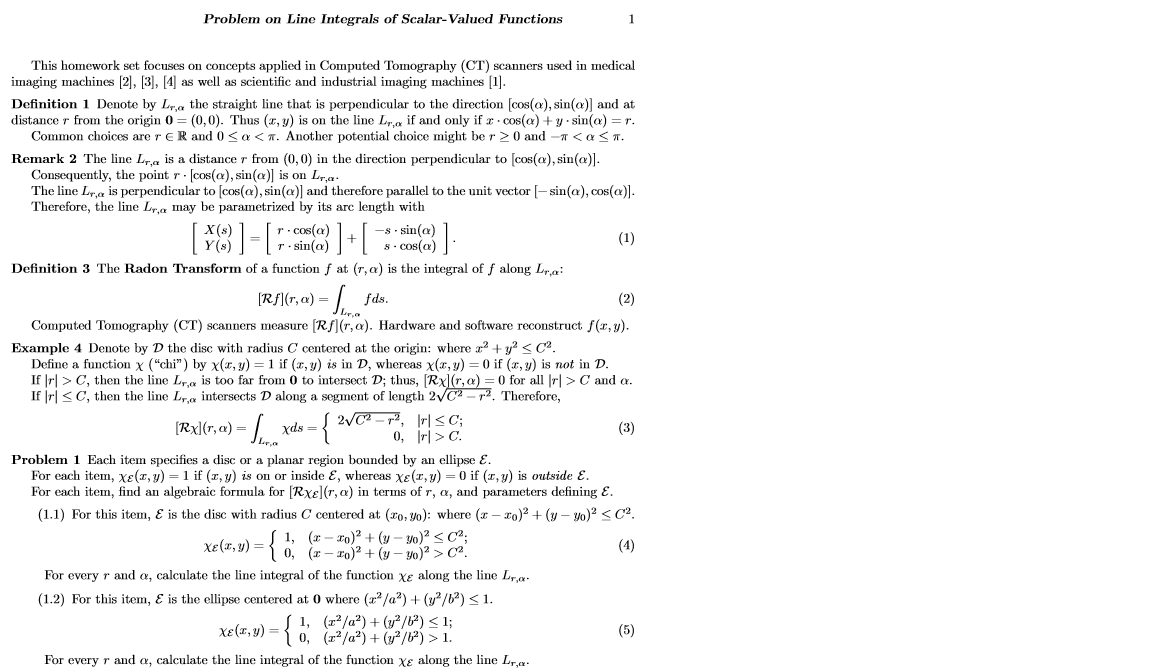 Problem on Line Integrals of Scalar-Valued Functions | Chegg.com
