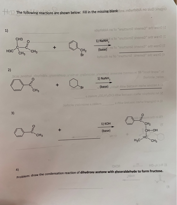 Solved 1) Draw the "Generic Structure" of an Aldehyde 2) | Chegg.com