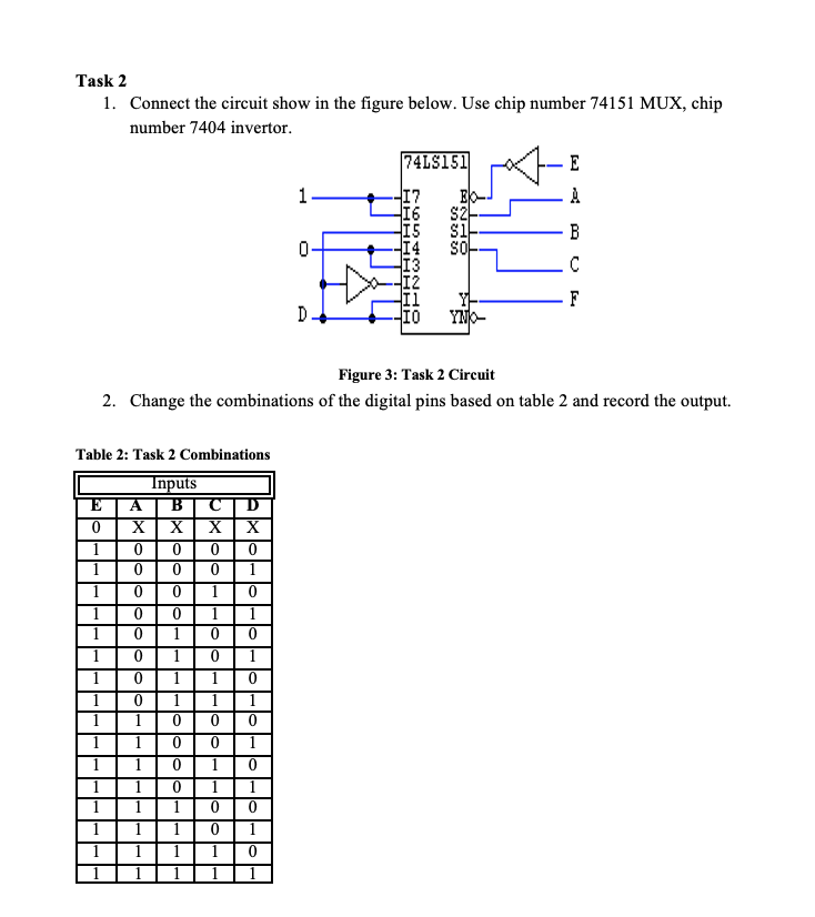 Solved Task 2 1. Connect the circuit show in the figure | Chegg.com