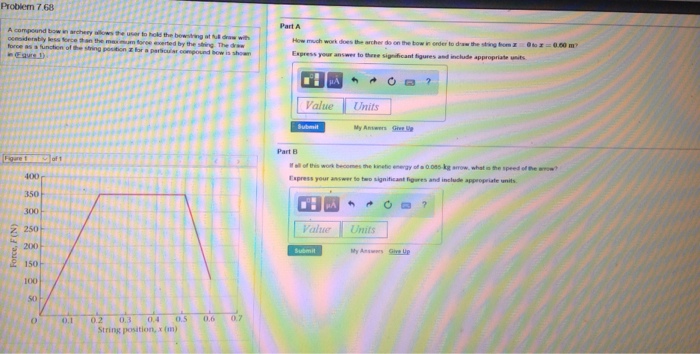 Solved A compound bow in archery allows the user to hold the | Chegg.com