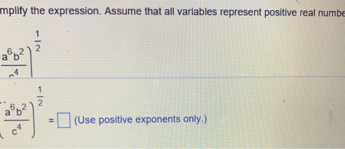 Solved Simplify the expression. Assume that all variables | Chegg.com