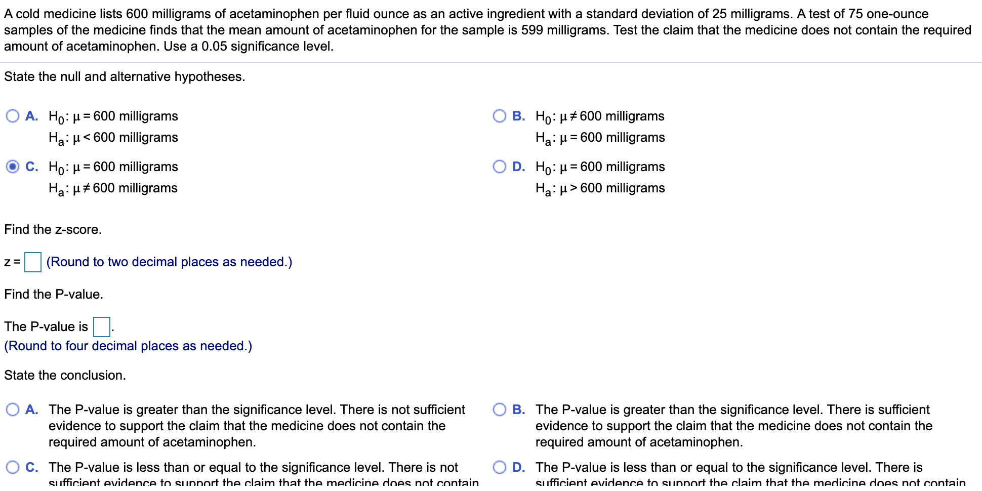 Solved A cold medicine lists 600 milligrams of acetaminophen | Chegg.com
