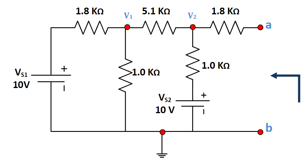 Solved Connect your Thévenin equivalent circuit to the 10 KΩ | Chegg.com