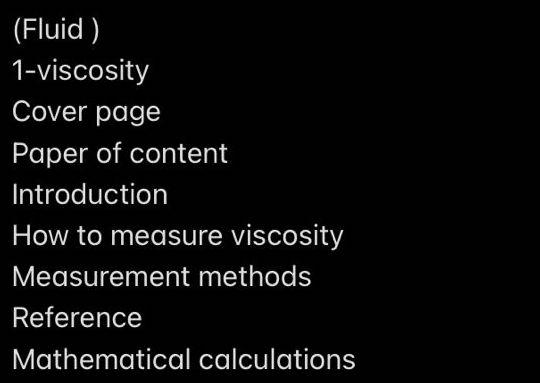 Solved (Fluid) 1-viscosity Cover page Paper of content | Chegg.com