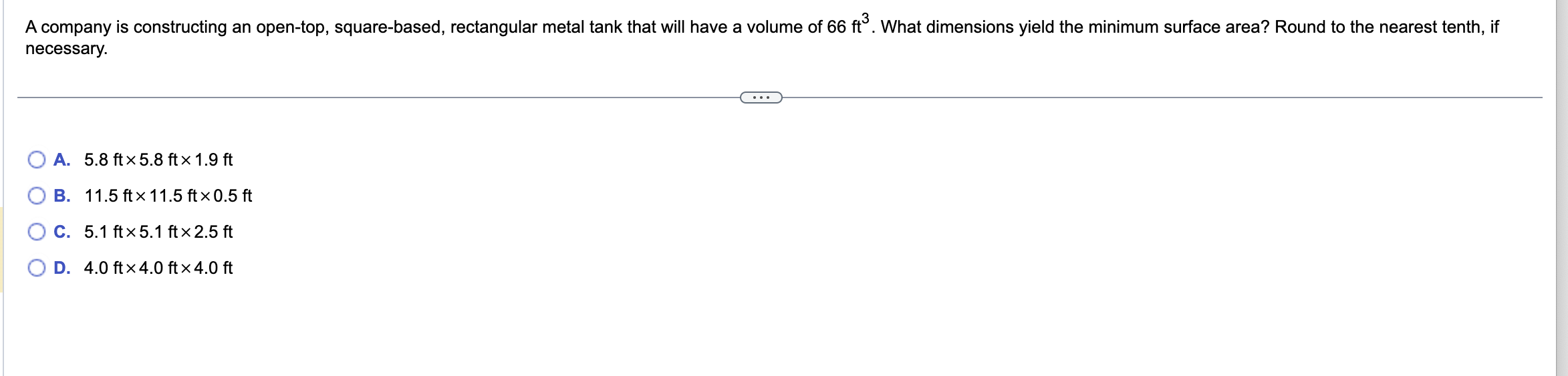 Solved A company is constructing an open-top, square-based, | Chegg.com