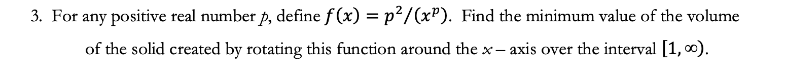 Solved For any positive real number p, define | Chegg.com