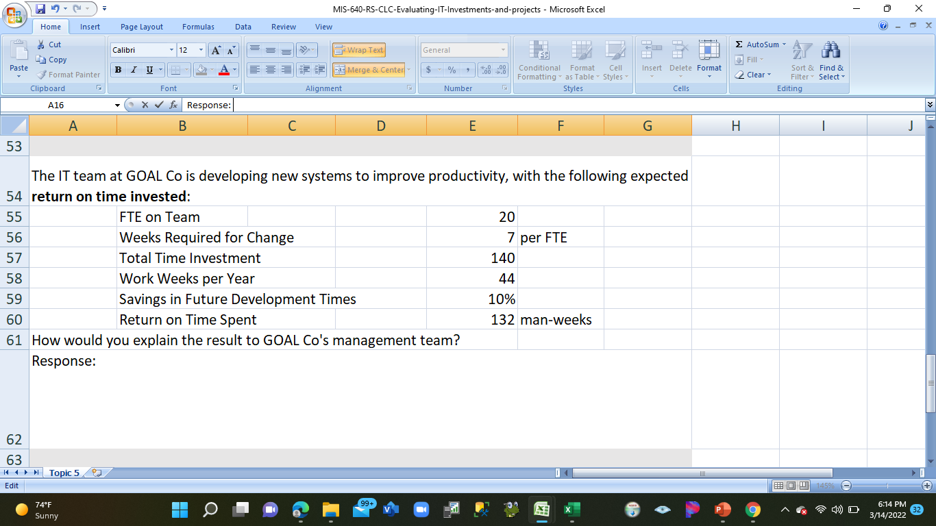 Solved X Data A Review R Σ AutoSum 12 Fill - 2 Clear Sort & | Chegg.com
