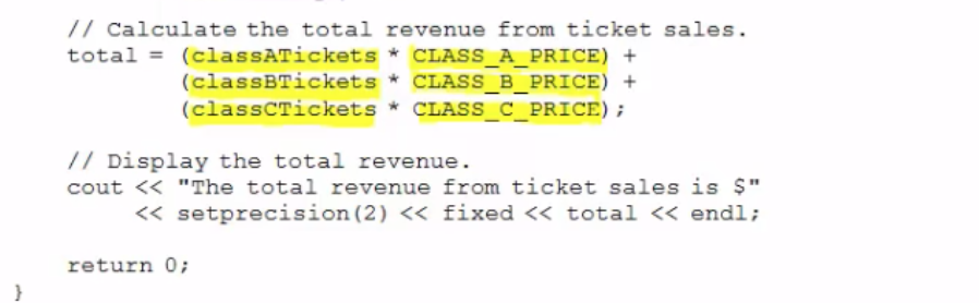 Solved How does the presenter define the constants for the | Chegg.com