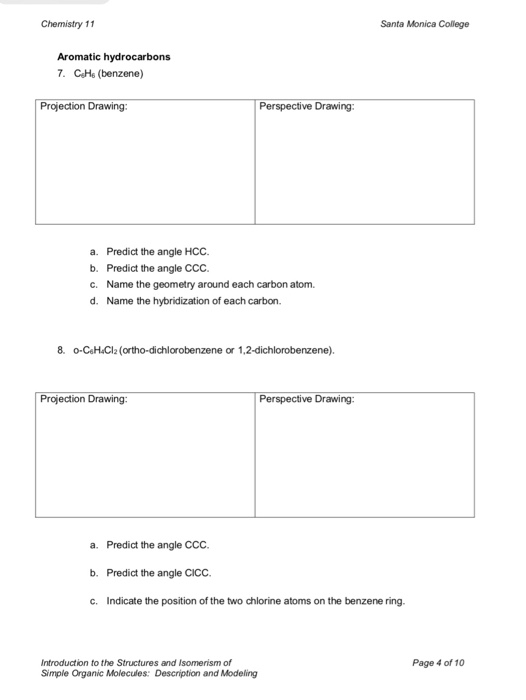 Solved Chemistry 11 Santa Monica College Aromatic | Chegg.com