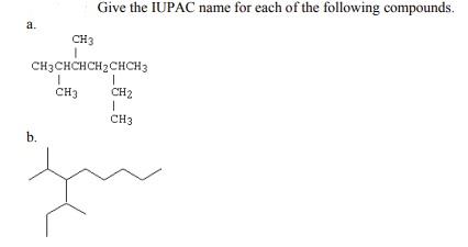 [Solved]: Give the IUPAC name for each of the following co