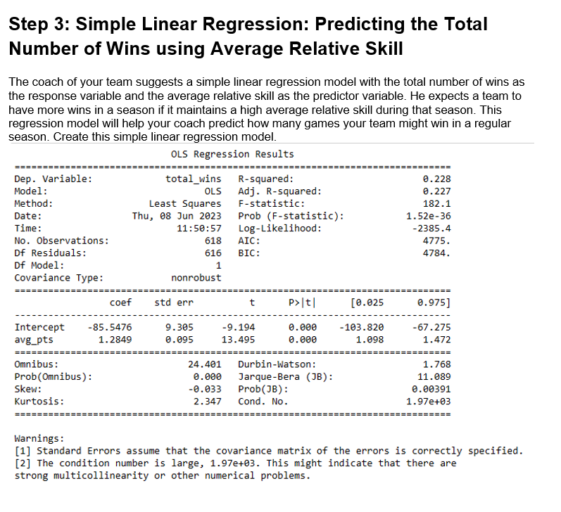 Solved Project Three: Simple Linear Regression and Multiple | Chegg.com