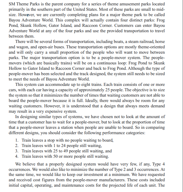 Solved Please Build this entire Model using Arena Simulation | Chegg.com