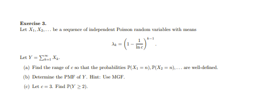 Solved Exercise 3.Let x1,x2,dots be a sequence of | Chegg.com