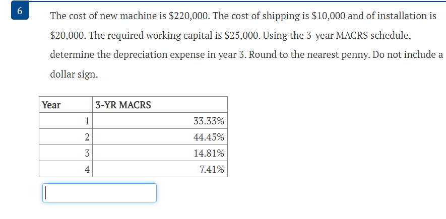 Solved The cost of new machine is $220,000. The cost of | Chegg.com