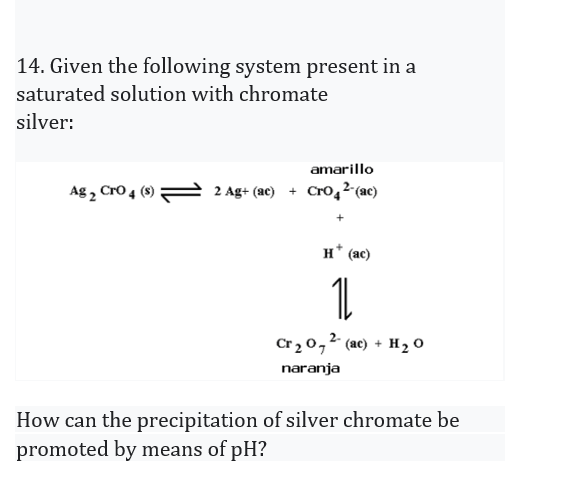 Solved 14. Given the following system present in a saturated | Chegg.com