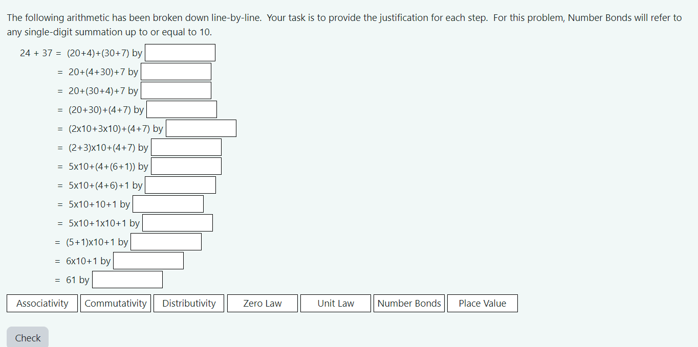 Solved Use complements to complete the following: | Chegg.com