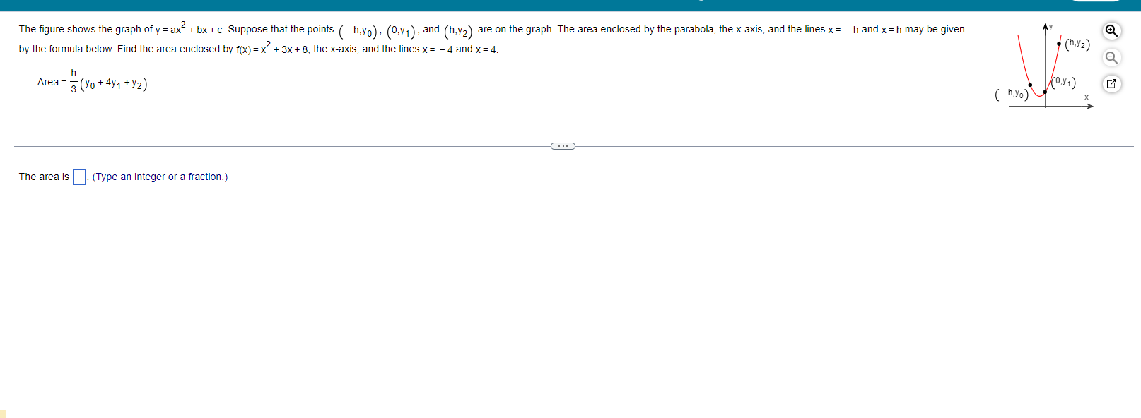 Solved by the formula below. Find the area enclosed by | Chegg.com