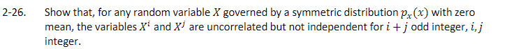 Solved Show that, for any random variable X governed by a | Chegg.com