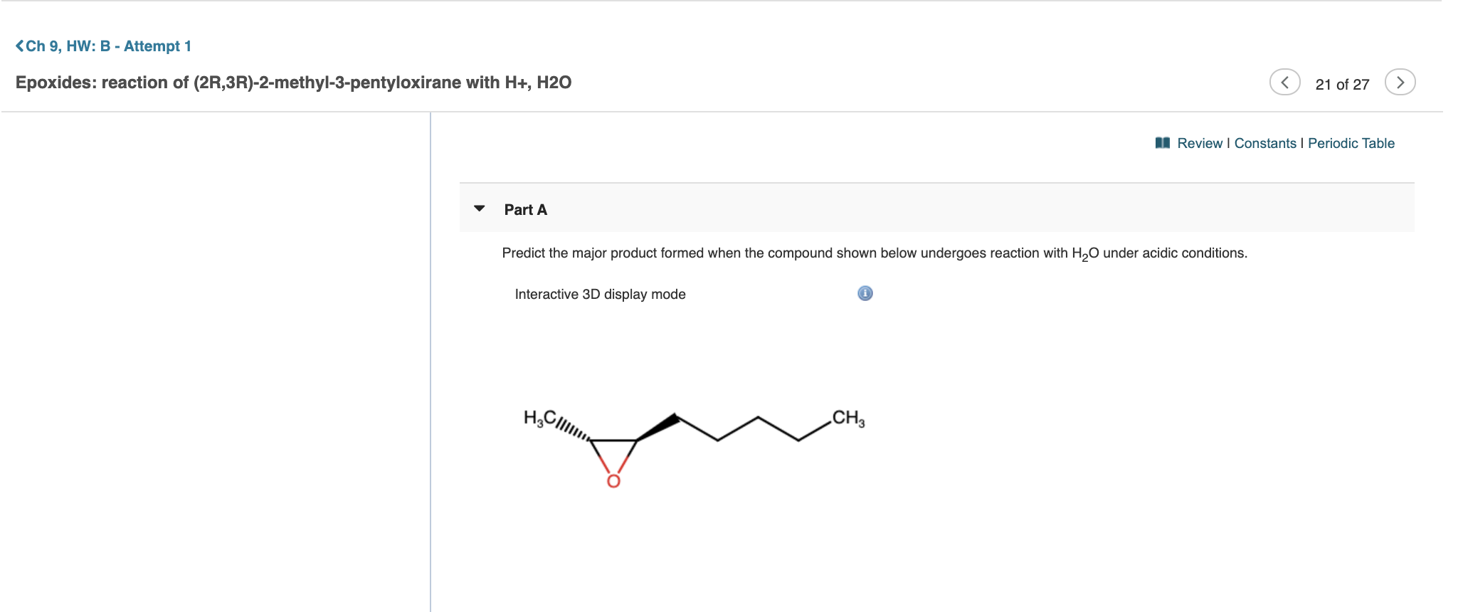 Solved A Review | Constants Periodic Table Part A Predict | Chegg.com