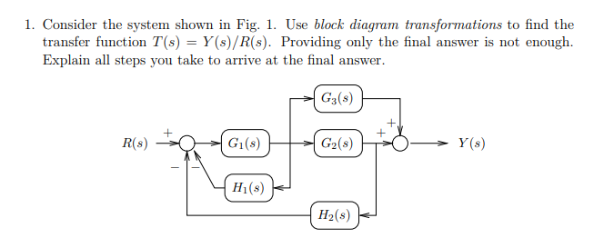 Solved Show me the steps to solve Consider the system shown | Chegg.com
