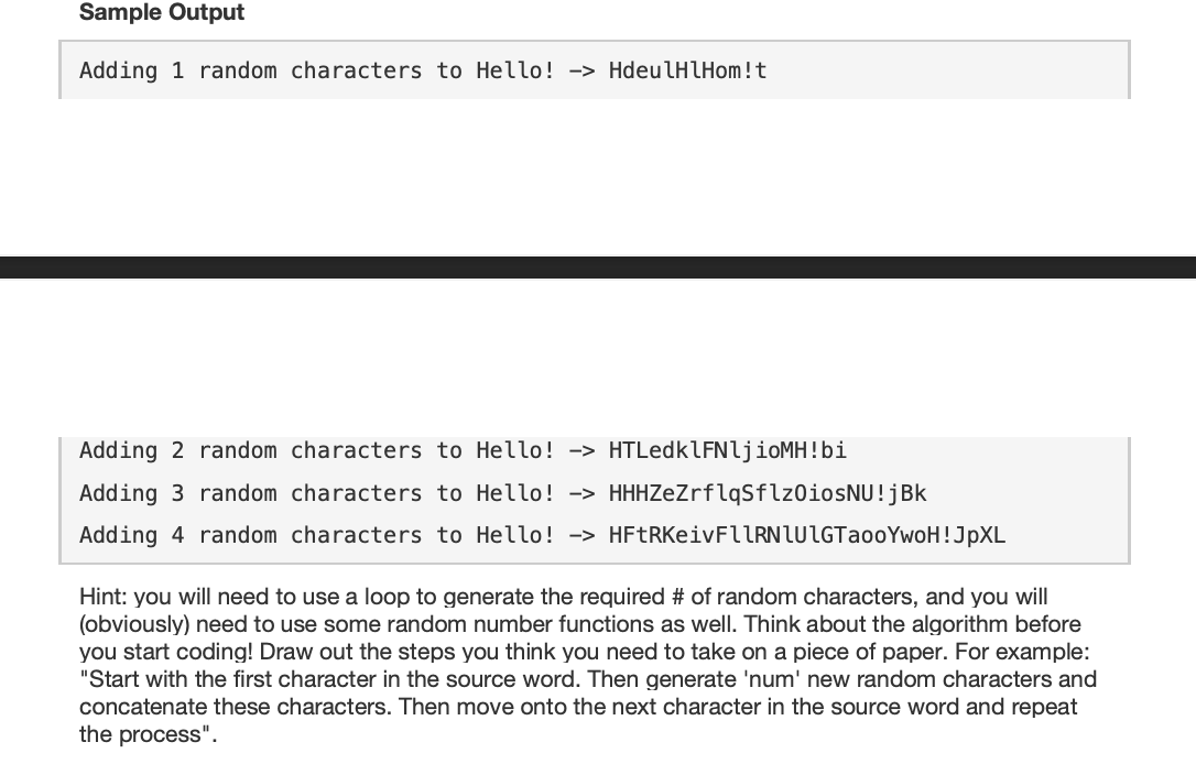 Solved Function #5 # function: add_letters # input: a word | Chegg.com