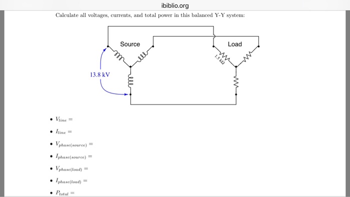 Solved Calculate all voltages, currents, and total power in | Chegg.com