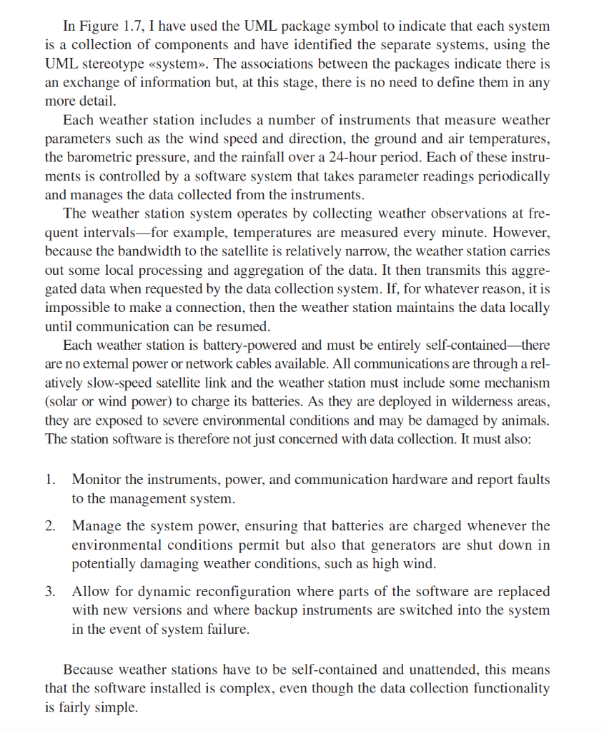 A wilderness weather station To help monitor climate | Chegg.com
