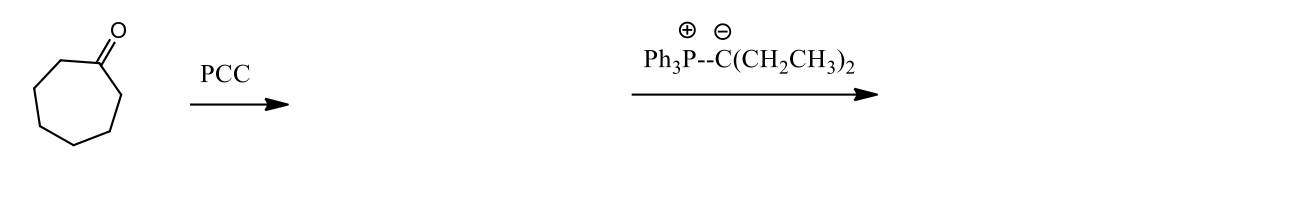 Solved Ph3P--C(CH2CH3)2 PCC | Chegg.com