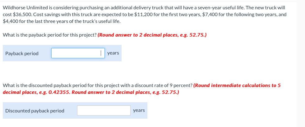 Solved Wildhorse Unlimited is considering purchasing an | Chegg.com
