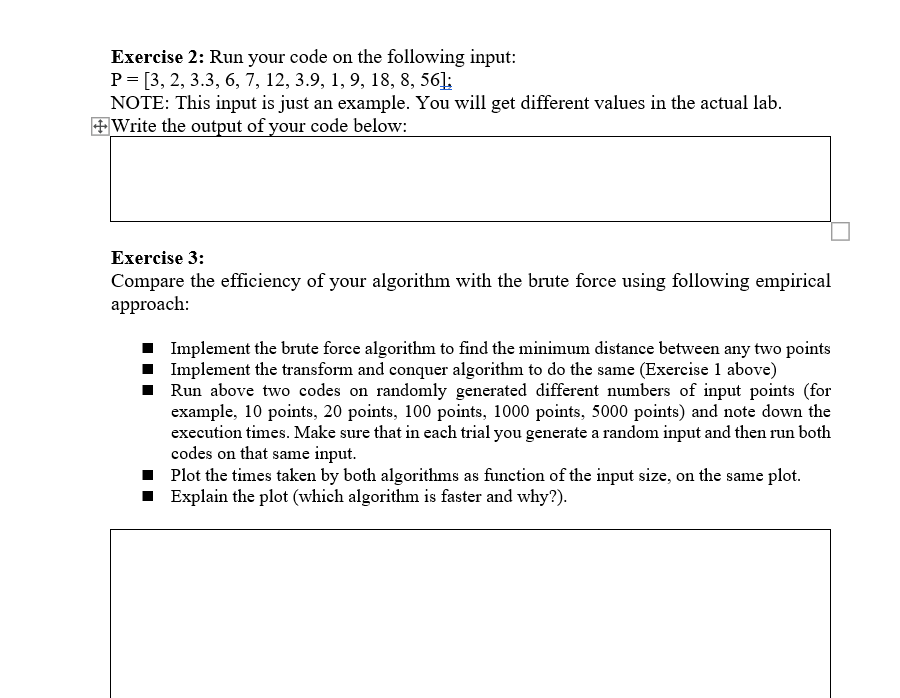 IMPORTANT NOTE: Each line of your code must have a | Chegg.com