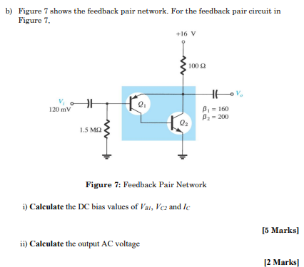Solved a) Figure 6 shows the common-base network. For the | Chegg.com