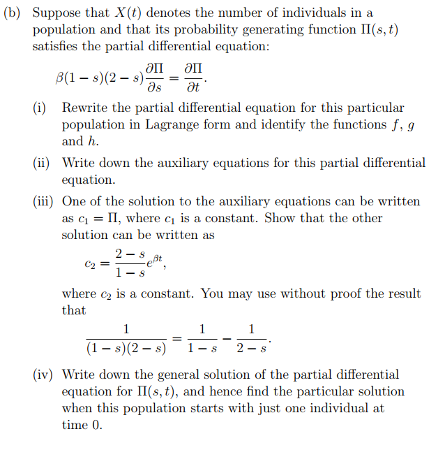 Solved The integer-valued random variable X(t) denotes the | Chegg.com