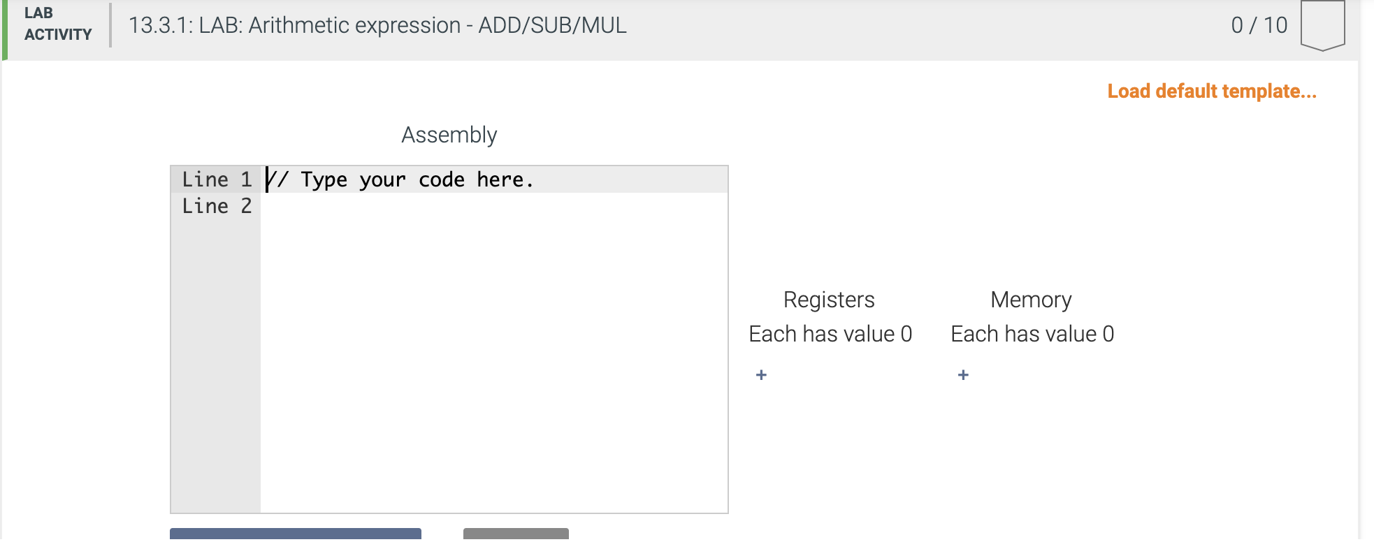 please give me the code and the register and memory | Chegg.com